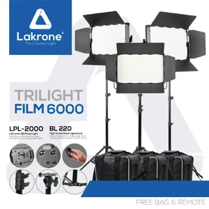 ชุด FILM LIGHT ไฟวีดีโอ LPL-2000 Lakrone LED Panel Light 2000 - LOOKCAMERA อุปกรณ์สตูดิโอถ่ายภาพ ...