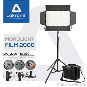ชุด FILM LIGHT ไฟวีดีโอ LPL-2000 Lakrone LED Panel Light 2000 - LOOKCAMERA อุปกรณ์สตูดิโอถ่ายภาพ ...