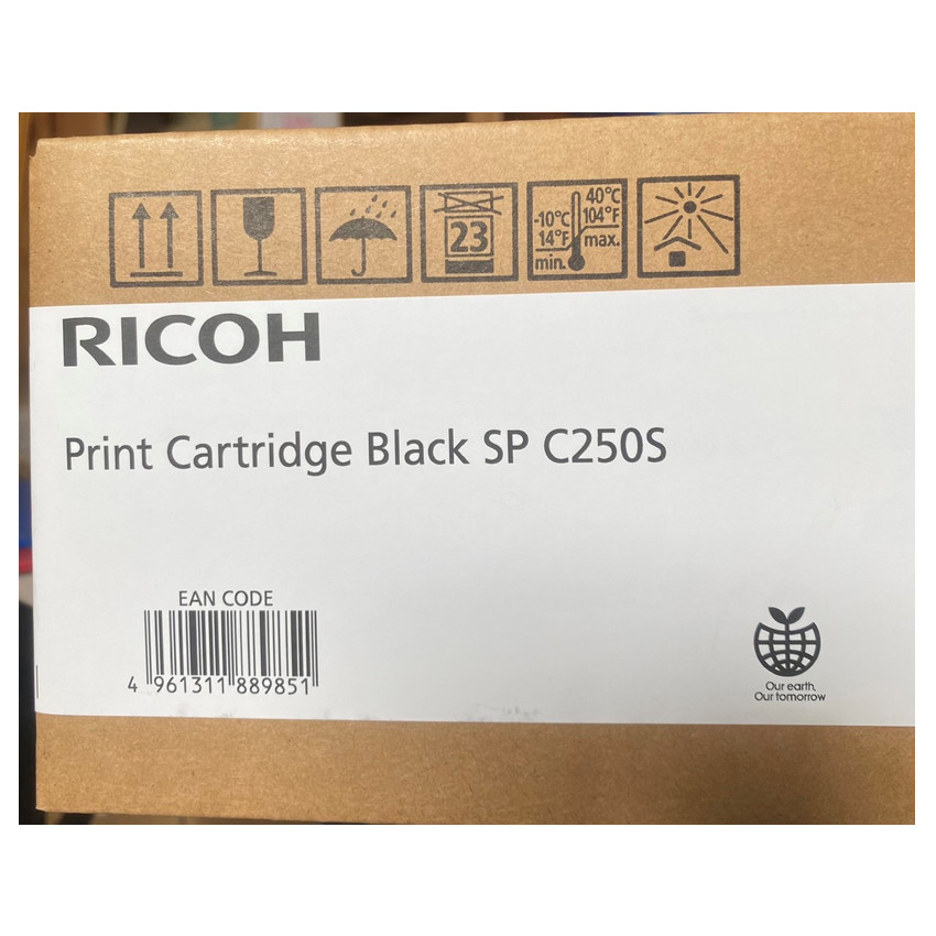 Ricoh SP C250S BK ตลับหมึกโทนเนอร์ สีดำ ของแท้ (SPC250STNBK ...