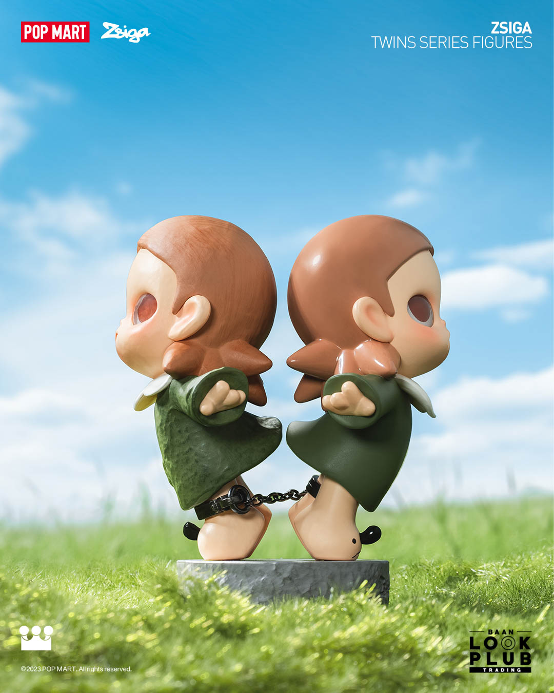 [ เลือกตัวได้ ] Zsiga : Twins [ Pop Mart ] ตุ๊กตาฟิกเกอร์ Art Toys แอค ...