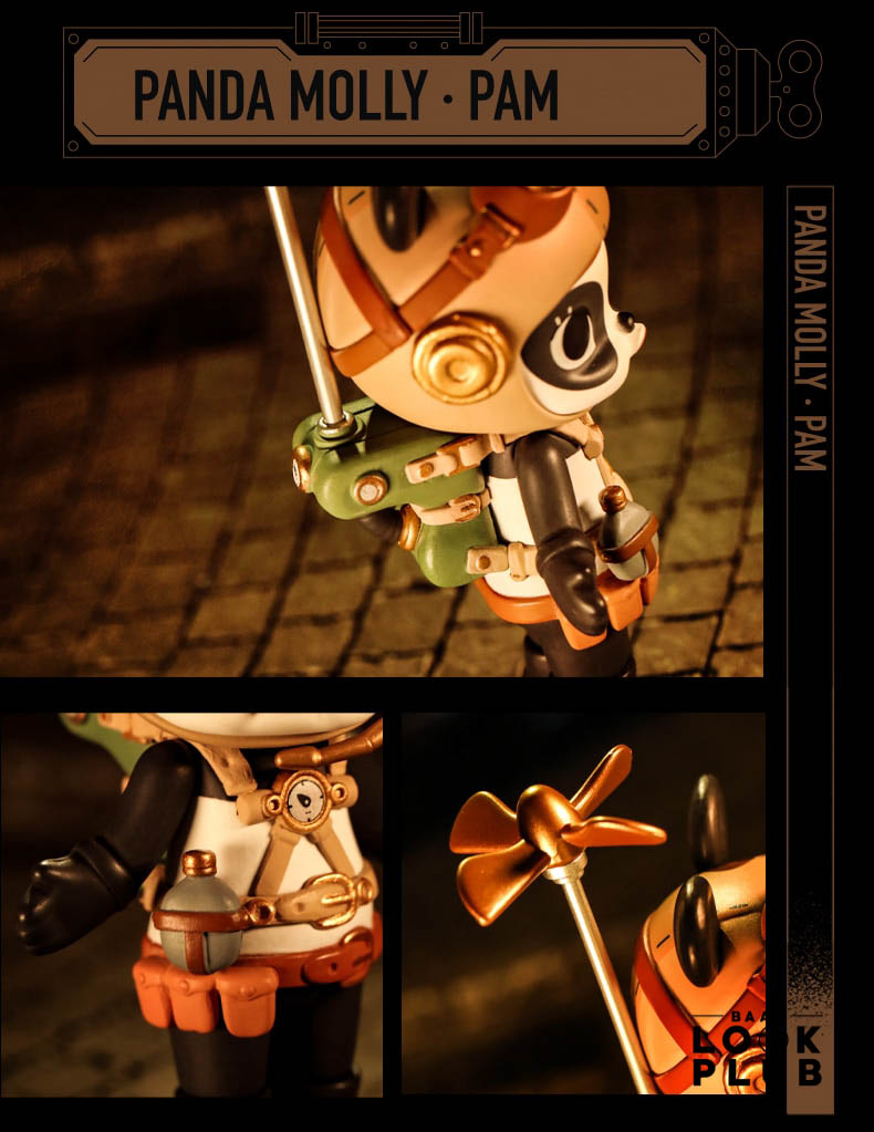 [ เลือกตัวได้ ] Molly : Steam Punk [ Pop Mart ] ตุ๊กตาฟิกเกอร์ Art Toys ...
