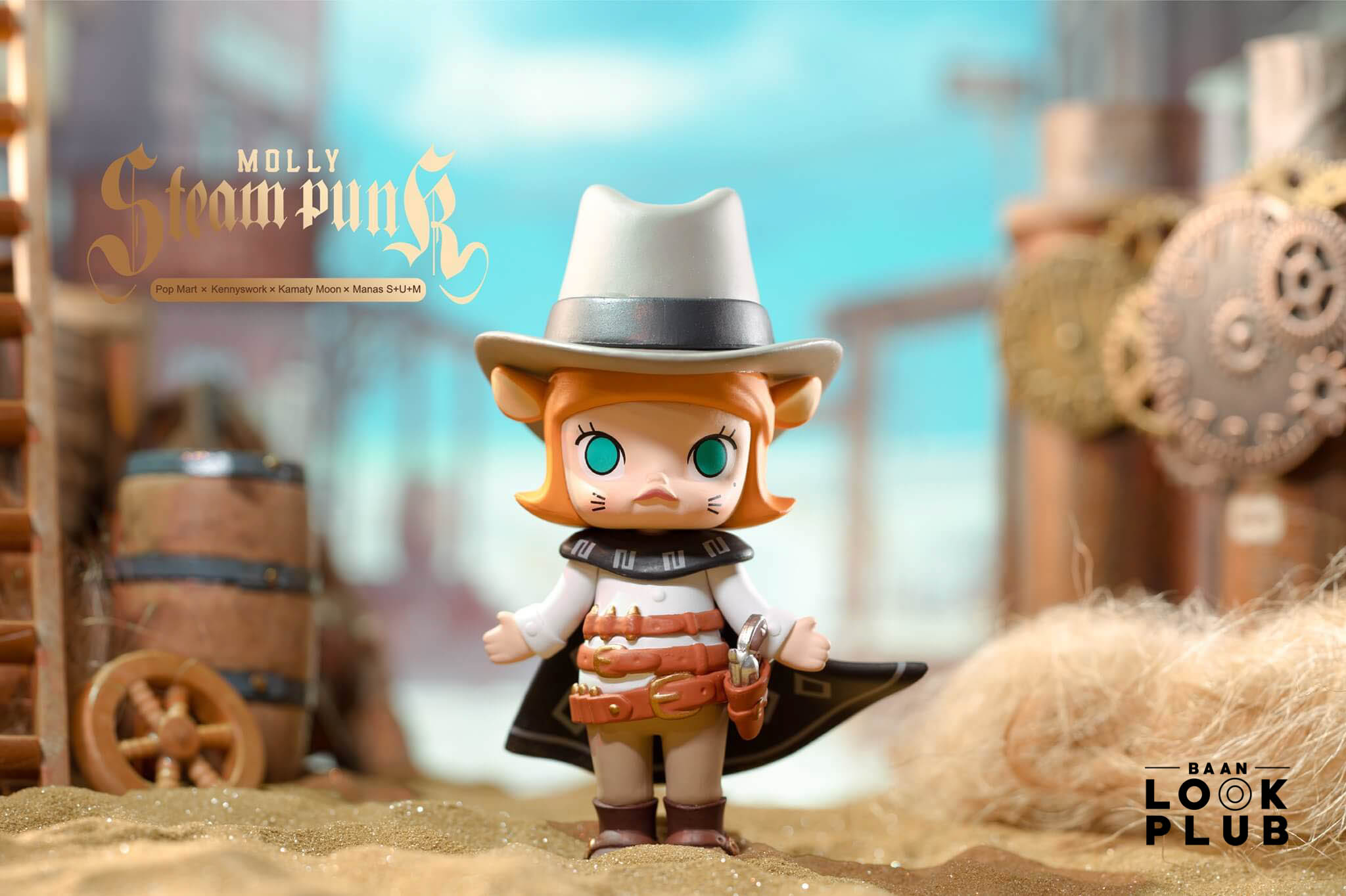 [ เลือกตัวได้ ] Molly : Steam Punk [ Pop Mart ] ตุ๊กตาฟิกเกอร์ Art Toys ...