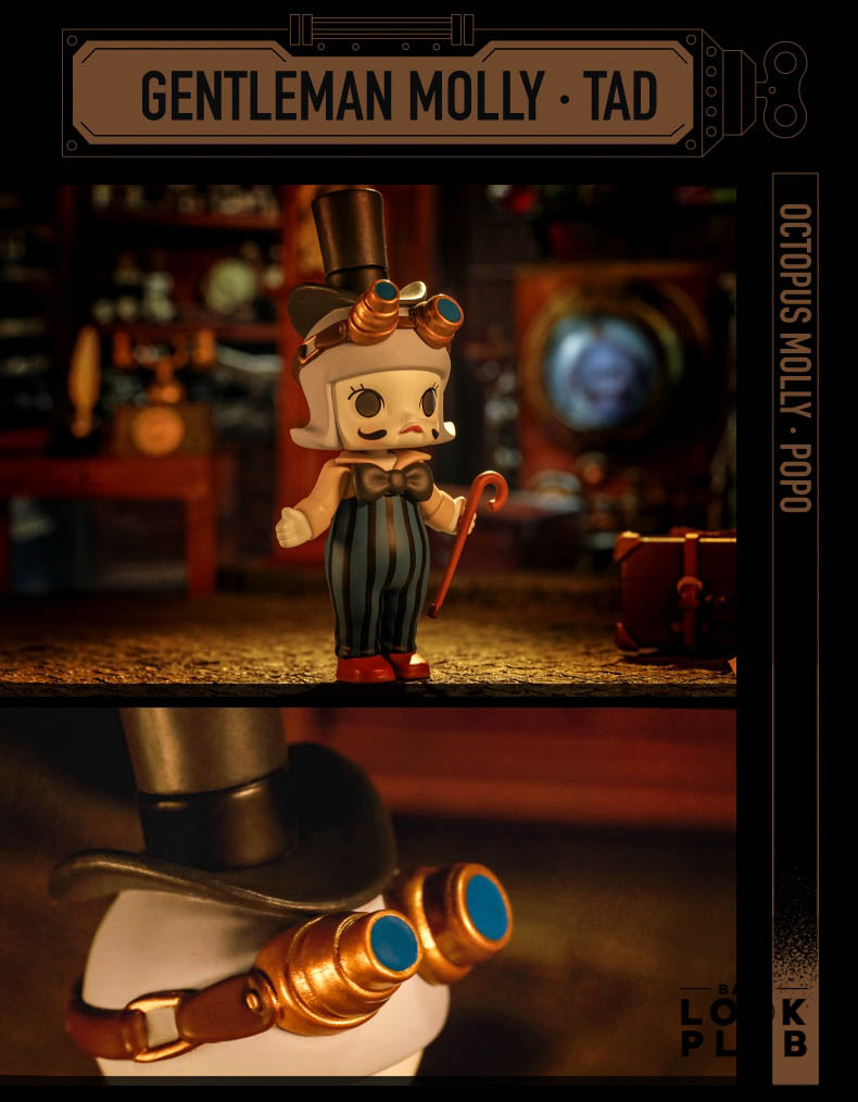 [ เลือกตัวได้ ] Molly : Steam Punk [ Pop Mart ] ตุ๊กตาฟิกเกอร์ Art Toys ...